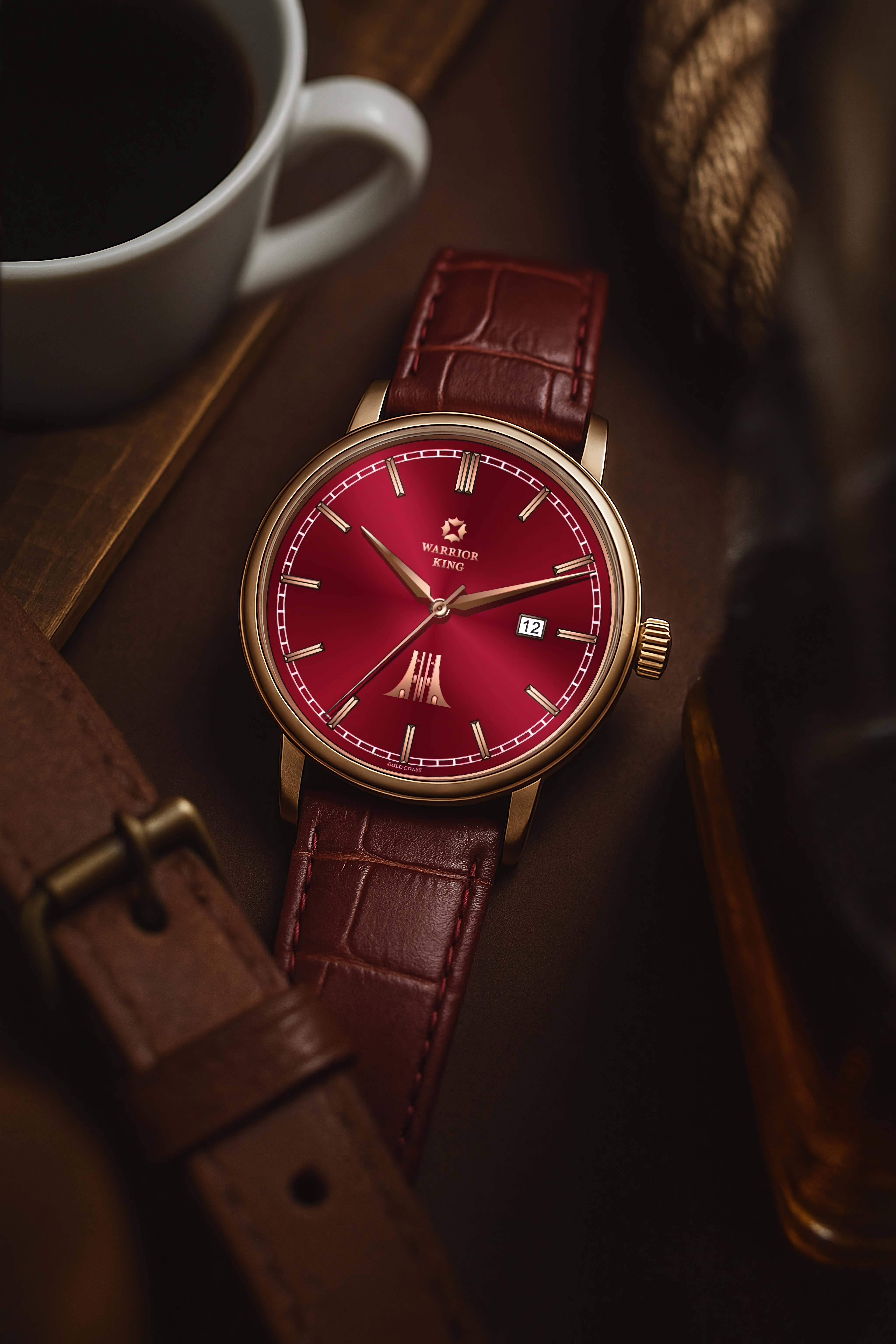 Warrior King Heritage Rose Gold 18k - Warrior King® Handcrafted Watches ...
